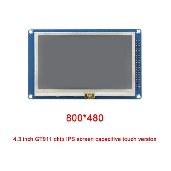 4,3 pouces GT911 IPS-Écran Tactile LCD TFT Parallèle, Puce GT911 XPT2046,800x480, 480x272 ...