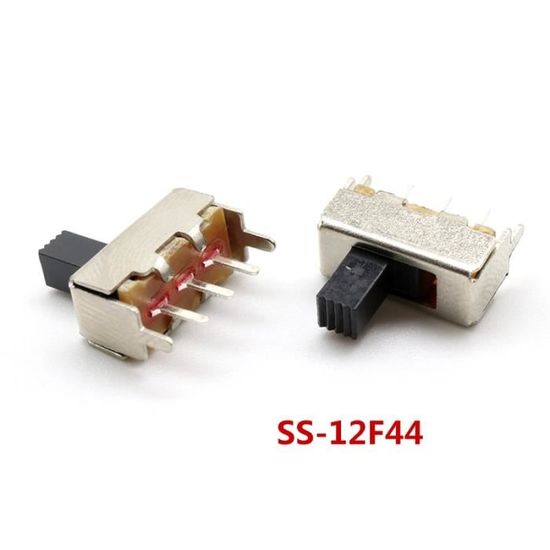 SS-12F44 Micro Interrupteur À Bascule Électrique, 10 Pièces, À Simple Et Double Rangée ...