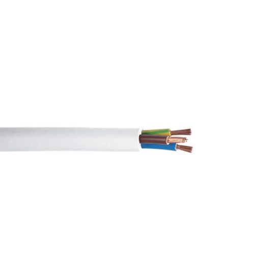 CABLE ELECTRIQUE BLANC - 3G 1.5 - 50M - Cdiscount Bricolage