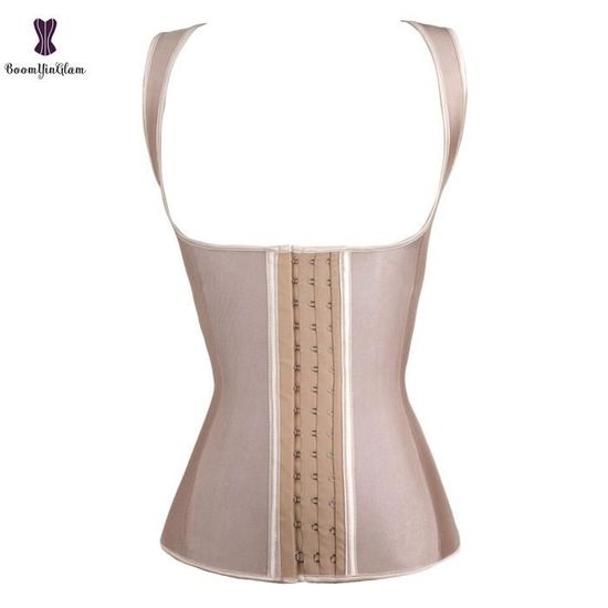 Bustier-corset,Corset en Latex désossé en spirale, gilet sous le buste ...
