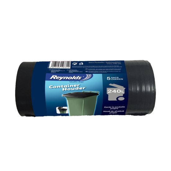 Sacs poubelles - Reynolds - Container 5x240L - Pack de 12 - Cdiscount ...