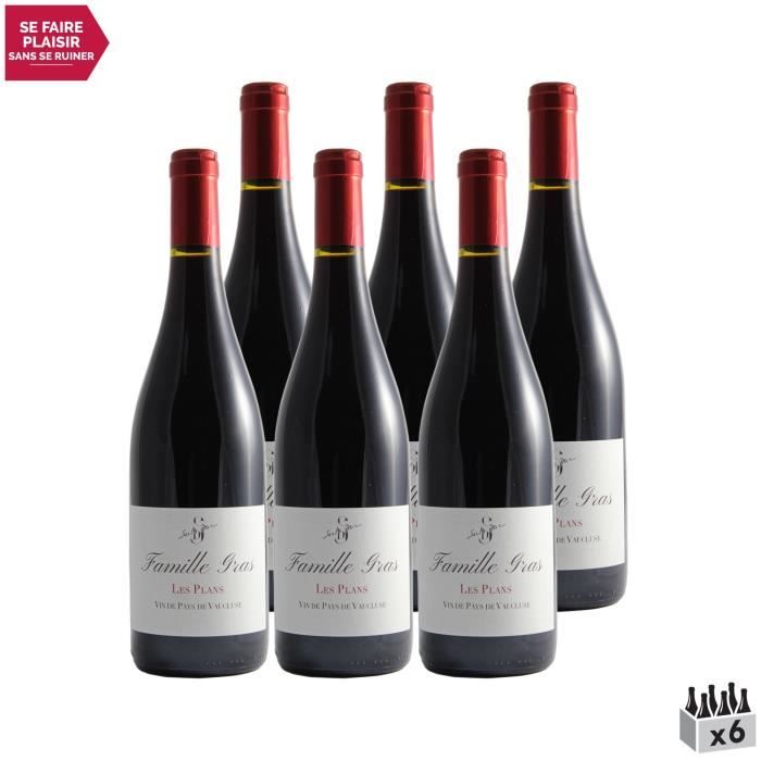 Vaucluse Les Plans Rouge 2019 - Lot de 6x75cl - Domaine de Santa Duc ...