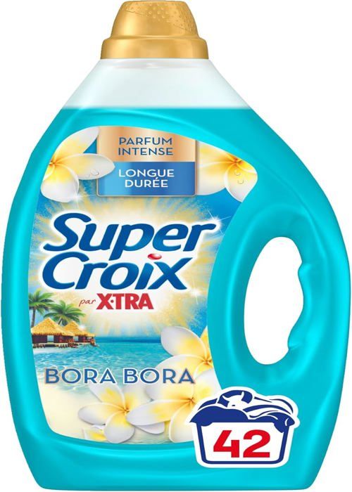 Super Croix par X•Tra-Lessive Liquide-Bora Bora-Fleurs de Monoï&Lait d ...