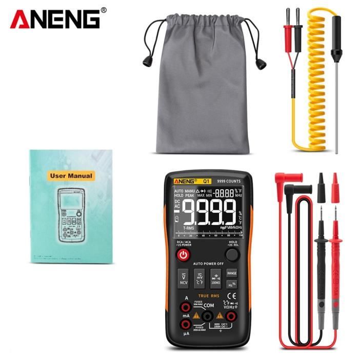 Q1 orange min - ANENG Q1 multimeter multimetre digital professionel ...