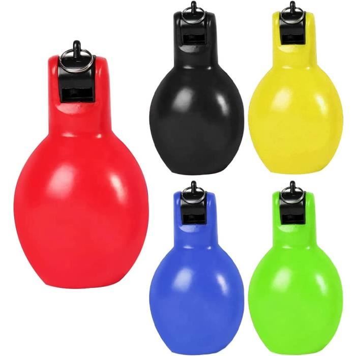 Pack de 5 sifflet à Main, sifflet de Sport, sifflet d'arbitre, sifflet ...