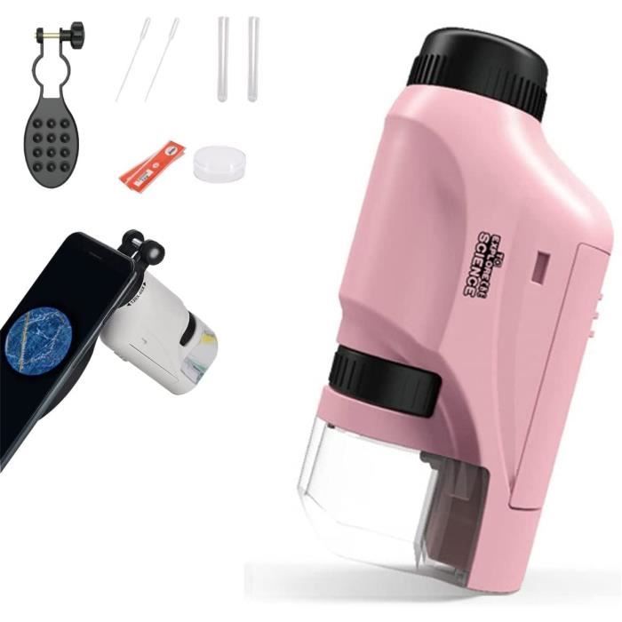 Microscope de Poche pour Enfants avec lumière LED Microscope ...