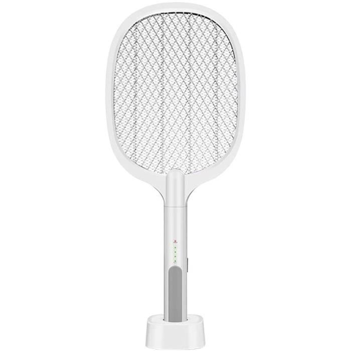 Électrique Moustique Tapette Insecte Raquette Zapper UV Lumière USB ...