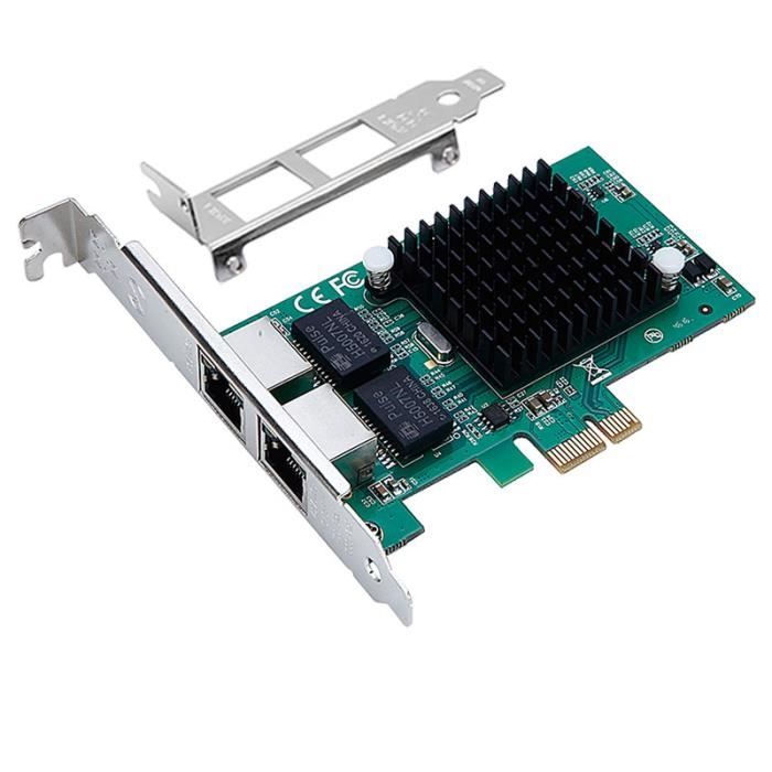 Carte réseau - Intel - 82575EB - PCI-Express X1 - Double Port RJ45 - 1000 Mbps - Cdiscount ...