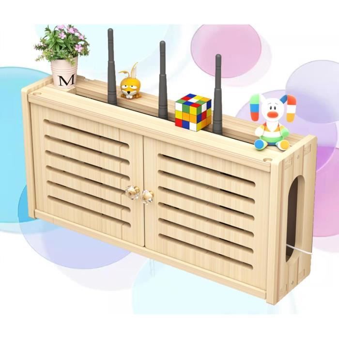 Support Box Internet Mural Etagere Pour Decodeur Wifi Box Rangement ...