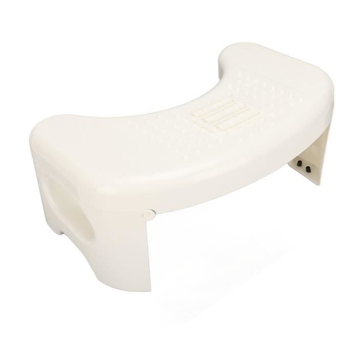 Tabouret de salle de bain toilette Pliable Courbe U Design Antidérapant ...