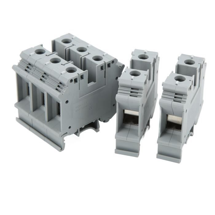 Duokon borniers de rail 20 pièces bornier Rail Type 125A 800V bornes de ...