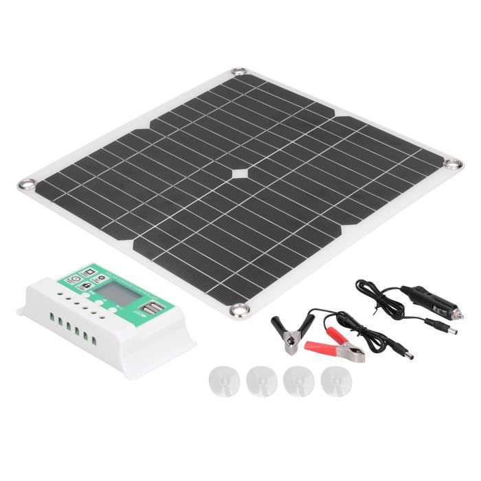 HURRISE alimentations solaires Panneau solaire flexible en silicium monocristallin 40W 18V avec ...