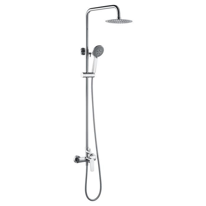 Colonne de douche avec mitigeur | Modèle BELGIQUE |Couleur Gris avec ...