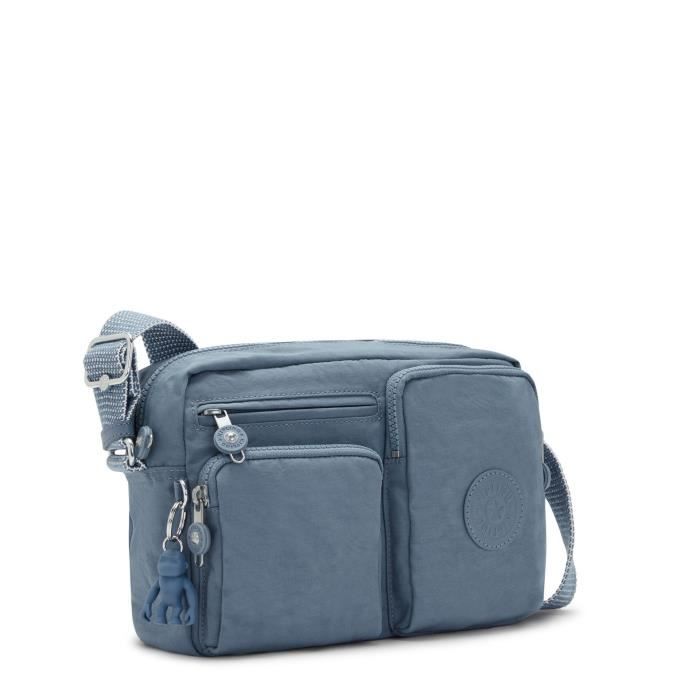 Sac bandoulière Kipling Albena - brush blue - M - Cdiscount Bagagerie ...