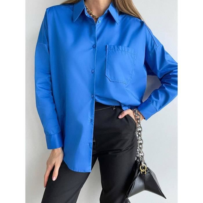 Chemise femmes - KJEHOME - Women Basic Green Shirt - Manches longues ...