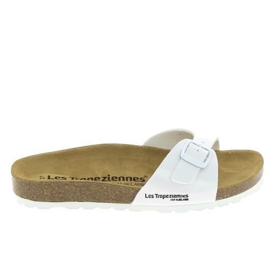 Sandales et Nu-pieds Femmes LES TROPEZIENNES Pandora Vernis Blanc Blanc ...