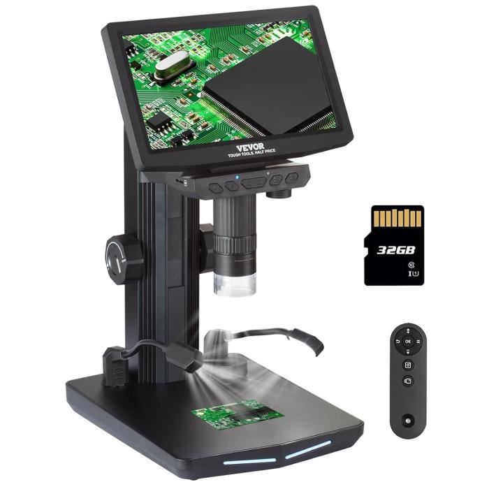 Microscope Numérique Usb Hdmi Endoscope De Grossissement 10X-1200X ...