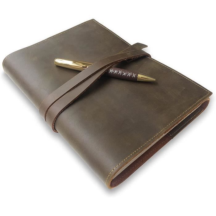 Carnet De Notes Journal Rechargeable En Relief En Cuir - A5 Carnet De ...