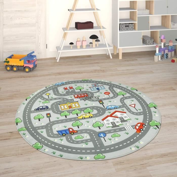 80 cm rond Tapis Chambre Enfant Tapis De Jeux Tapis Bébé Tapis Enfant ...