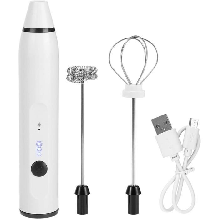 Mélangeur À Fouet, Mousseur À Lait À Moteur 11X1.2X1.2In Mini Blender ...