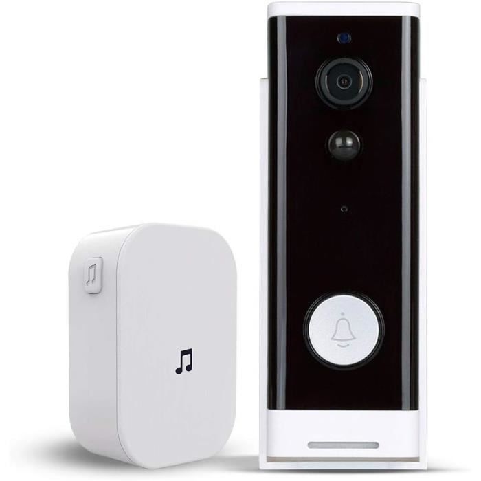 Sonnette Vidéo Intelligente Sans Fil Avec Carillon, Sonnette Wifi Avec ...