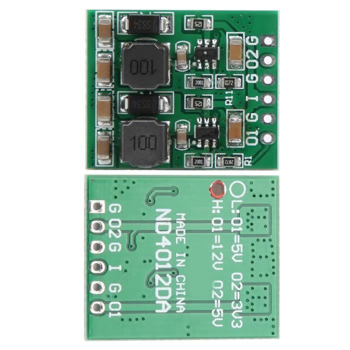 Module Convertisseur DC à DC Double Canal VBESTLIFE - 12V 5V 3.3V 10W - Protection contre les ...