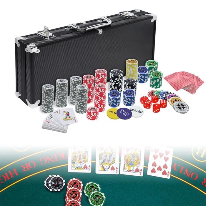 Set de Poker Professionnel XMTECH - 500 Jetons - 2 jeux de 54 Cartes ...
