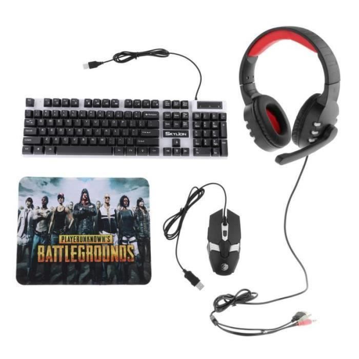 ENSEMBLE CLAVIER SOURIS - PACK CLAVIER SOURIS Gaming Keyboard Mouse ...