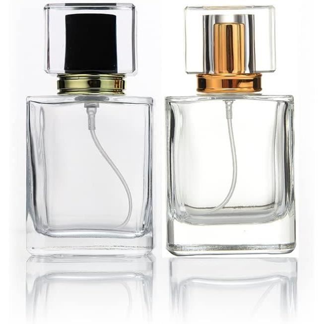 Flacons De Parfum Vides Rechargeables En Verre De 50 Ml Avec Entonnoirs ...