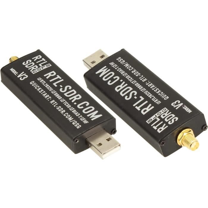 Récepteur radio RTL-SDR Blog V3 R820T2 RTL2832U 1PPM TCXO HF Bias Tee ...