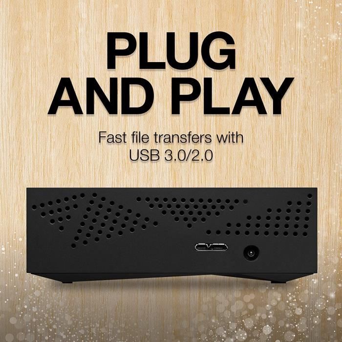 Disque dur externe - SEAGATE - STGY8000400 - 8 To - USB 3.0 - Noir ...