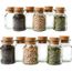 Mambocat set de 12 pots à épices | Capacité 150 ml | pot en verre ...