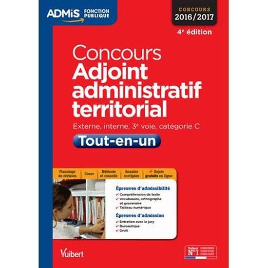 Concours adjoint administratif territorial - Cdiscount Librairie