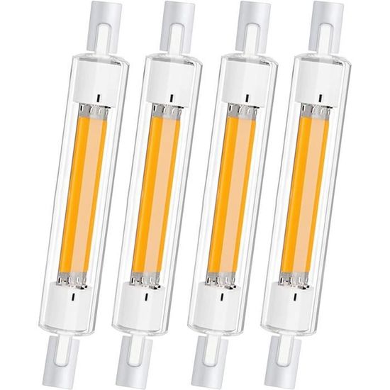 Ampoule Led R7S 78Mm Dimmable,10W Équivalent À 100W Ampoule Halogène ...