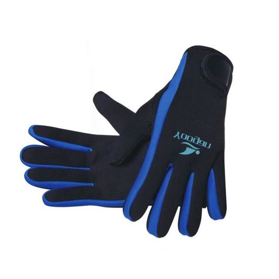 Adulte gants de plongée de natation d'hiver glisser des gants [bleu][M ...