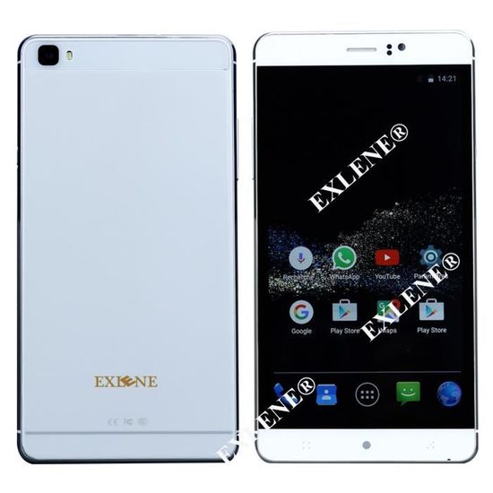 EXLENE Smartphone Débloqué 3G ( Ecran : 6 pouces - Quad Core- 4 Go - 2 & 2 MP Caméras - Dual SIM ...