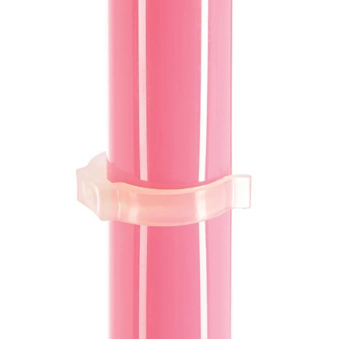 Lampe Tube Néon sur Pied Unicolore 134cm - SILUMEN - Rose - Blanc ...
