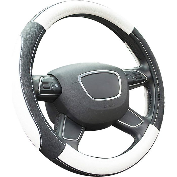 Couvre Volant Voiture Caches De Volant En Cuir Microfibre Universel 37 ...