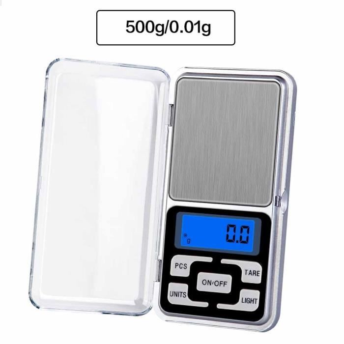 500g 0.01g - Mini balance numérique électrique de poche, outil de ...