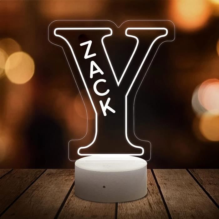 Lettre Lumineuse Personnalisé Led Neon 7 Couleurs Alphabet Lampe ...