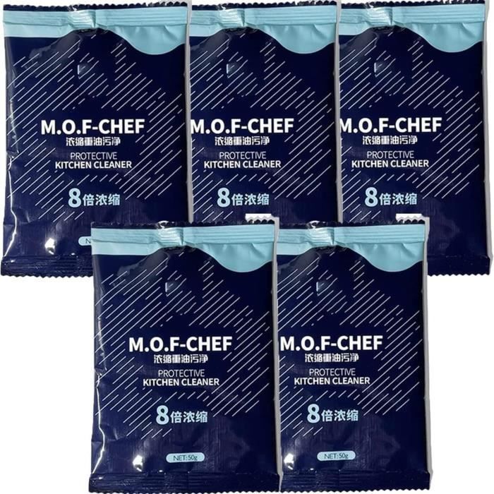M.O.F-CHEF Nettoyant de cuisine de protection, dégraissant robuste pour ...