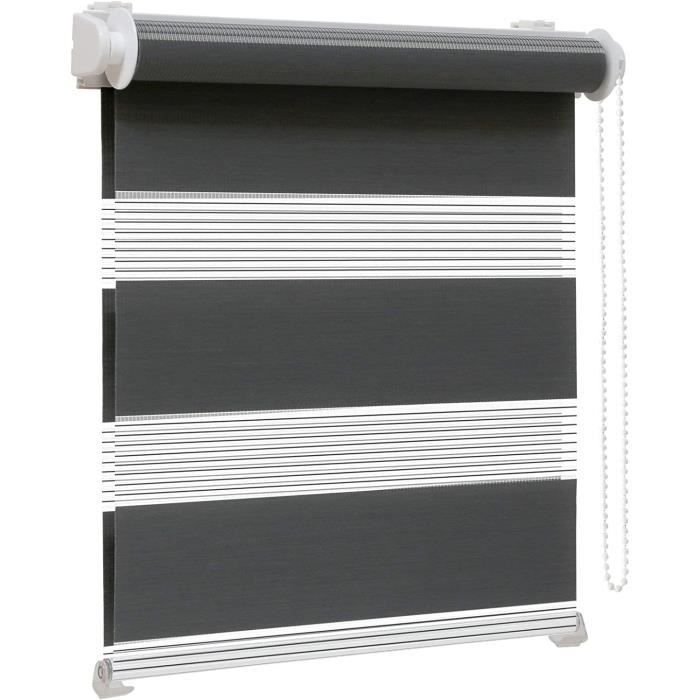 Store Enrouleur Double, Store Enrouleur Jour-Nuit translucide, 65 x 160 ...