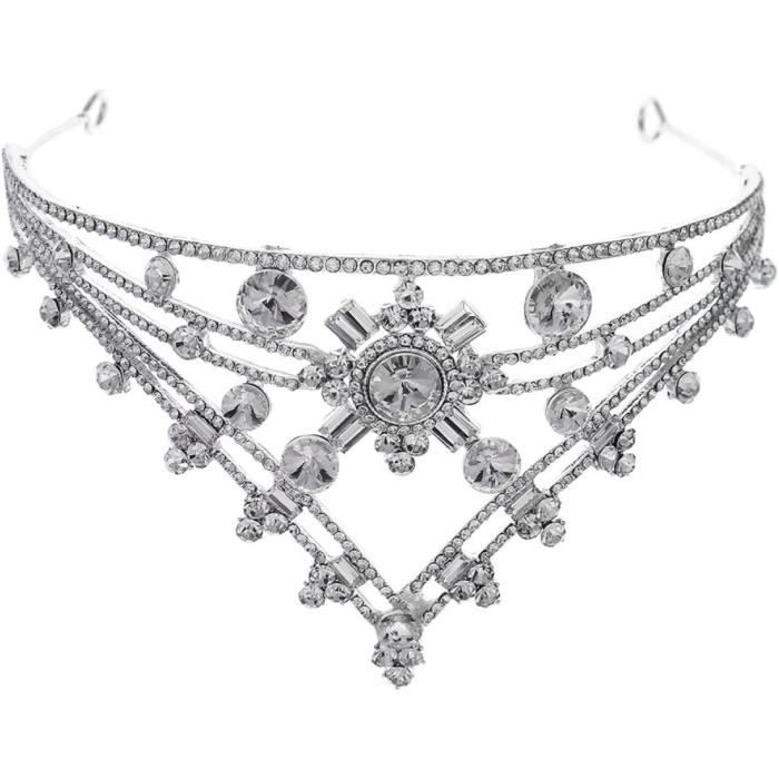 Princesse Couronne Diadèmes De Mariage pour La Mariée Cristal Couronnes ...