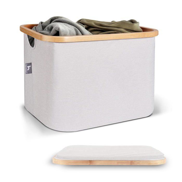 Panier à linge sale en tissu 40L - Bac à linge étagère ikea kallax ...