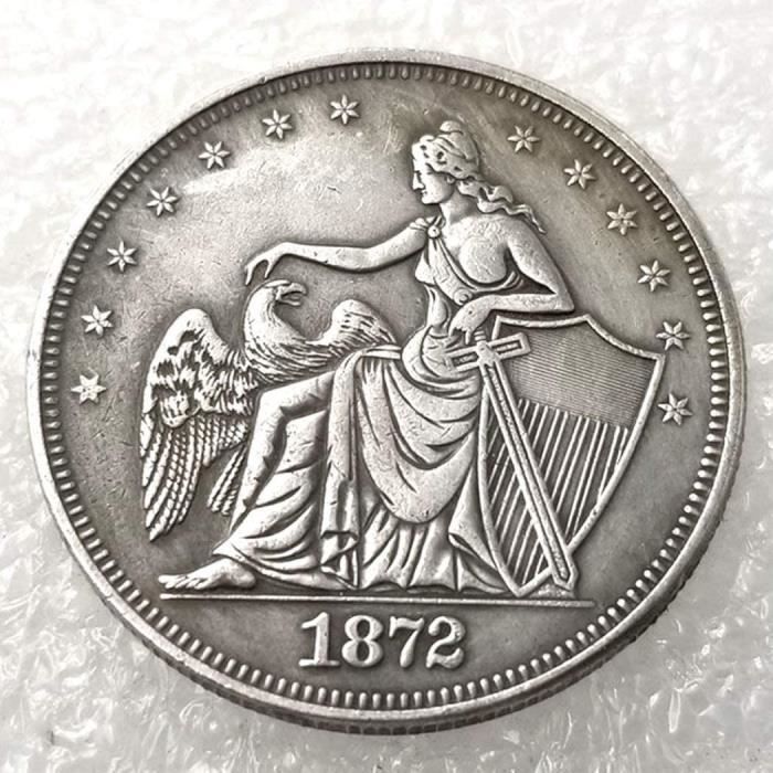 Numismatique - 1872 Liberty Half-Dol. Us Coins Pièce Ancienne ...