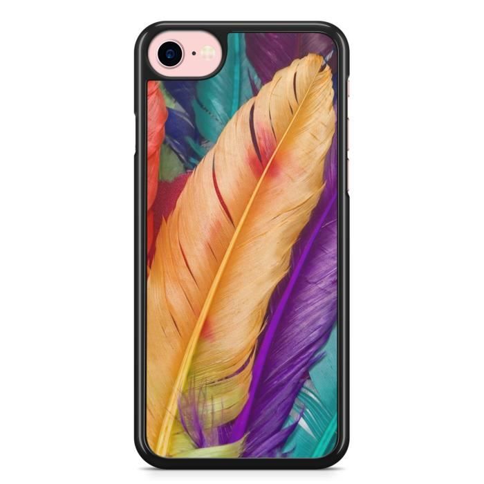 Coque iPhone 4 et 4S - Vintage - Plumes - Rigide - Imprimé en France ...