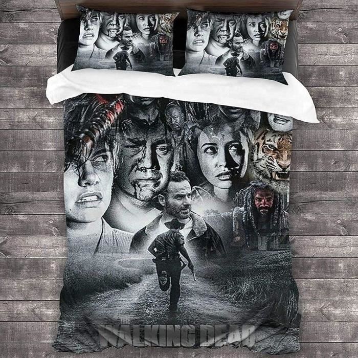 Parure de lit The Walking Dead - Luxe - Housse de couette douce et ...