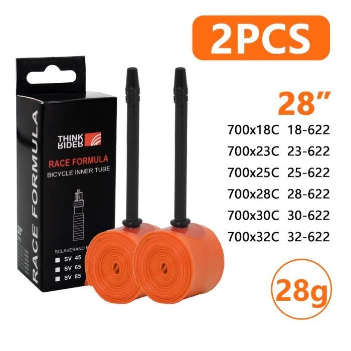 ThinkRider Chambre à air ultralégère pour vélo de route, matériau TPU ...