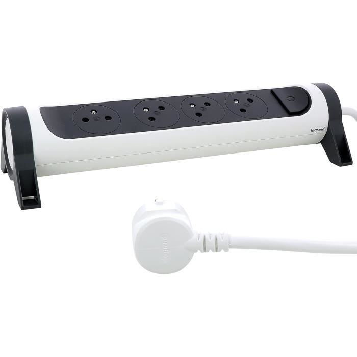 Multiprise Rotative Avec Interrupteur à Voyant LED - 4 Prises Surface ...