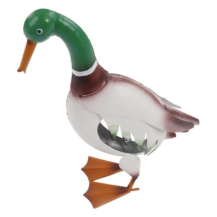Statue de canard de jardin Figurines d'animaux Garden Art Standing ...